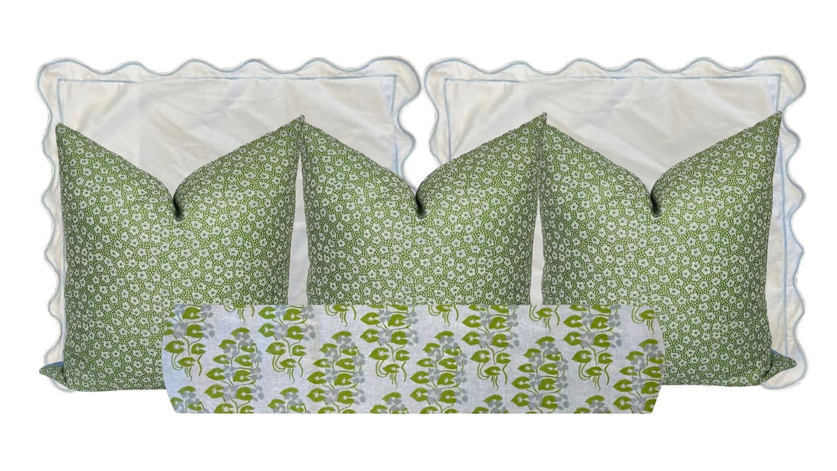 Rose Dot + Willow in Marine Bedding Collection – Wheaton Whaley Home