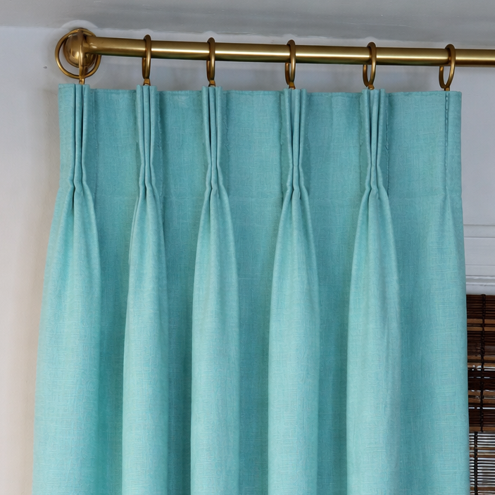 Clairebella in Azure Drapery Panel by Wheaton Whaley Home