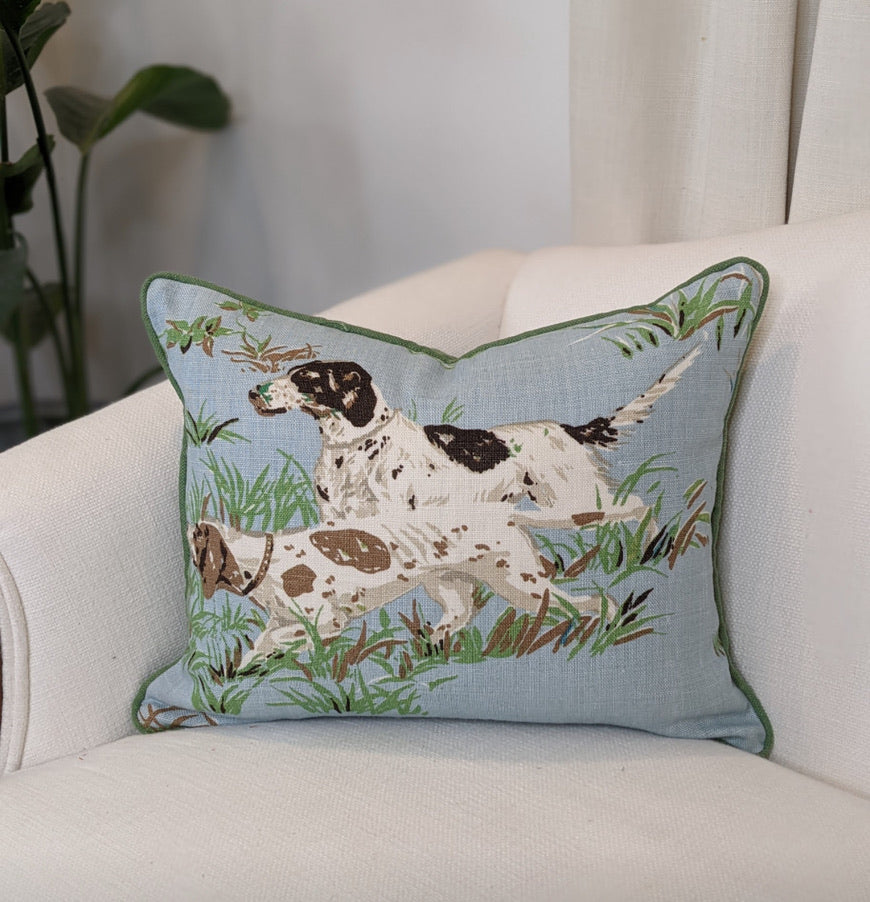 Pointers in Sky Blue by Schumacher – Wheaton Whaley Home