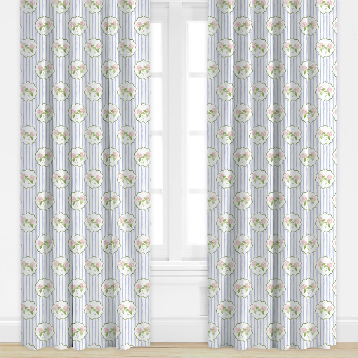 Blakely in Periwinkle by Camilla Moss Drapery Panel – Wheaton Whaley Home