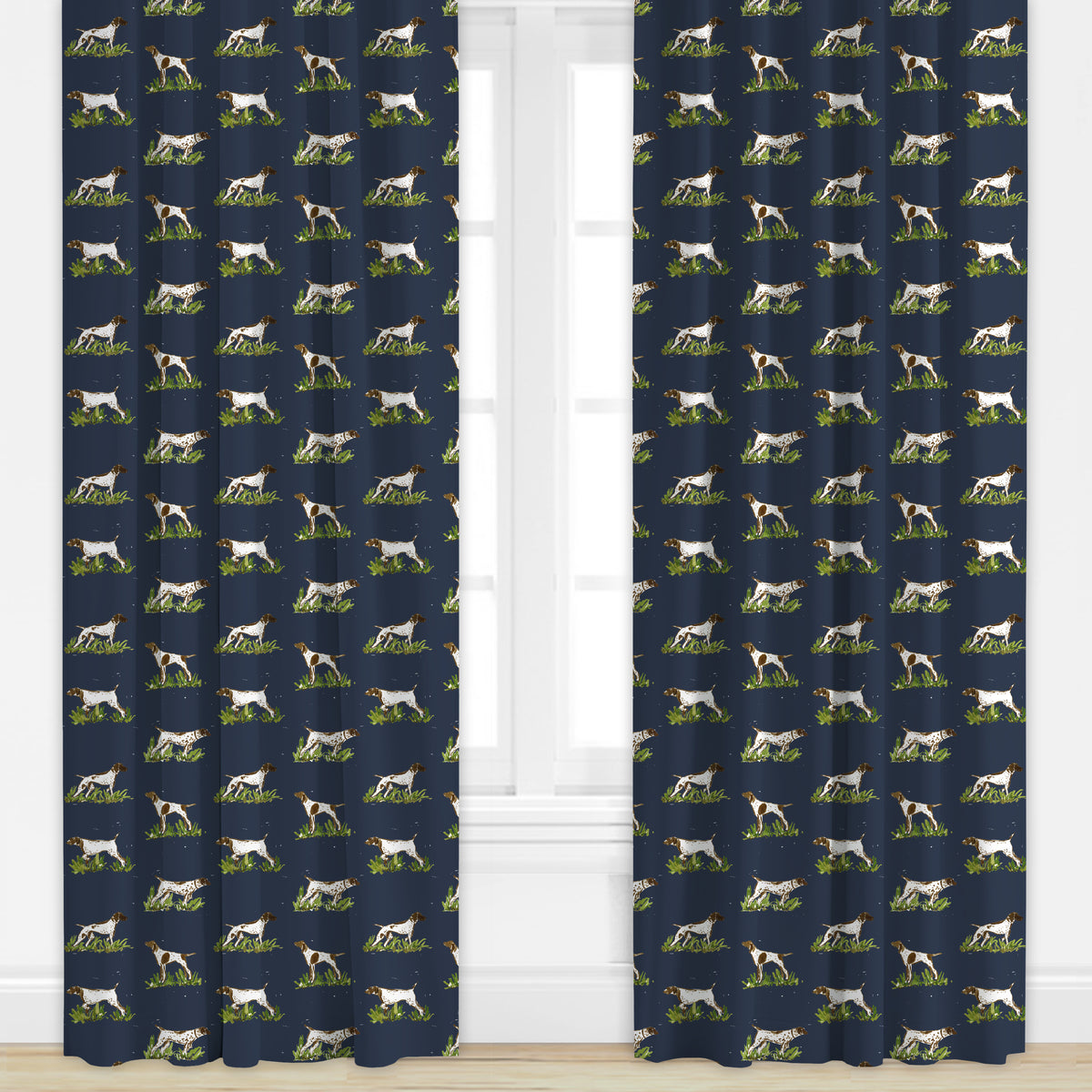 Hobbs in Indigo by Camilla Moss Drapery Panel – Wheaton Whaley Home