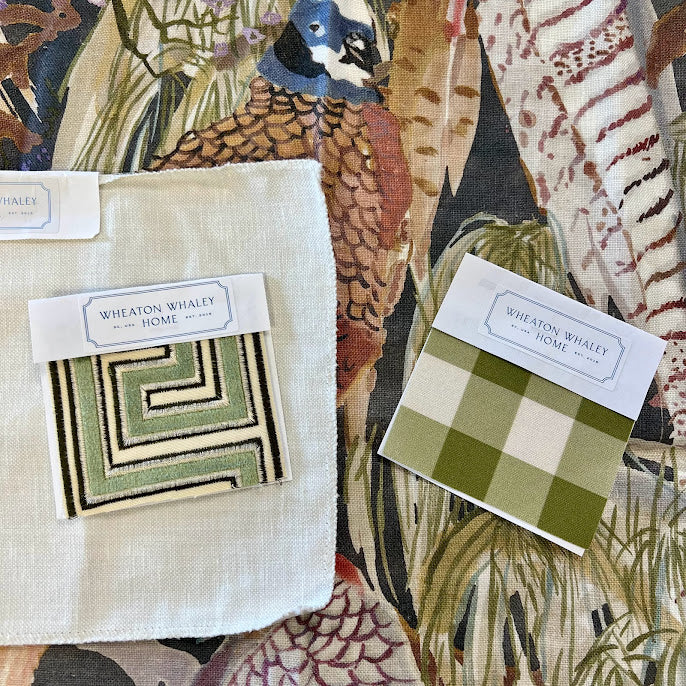 Primary Bedroom Sample Set - Gamebirds + Iva