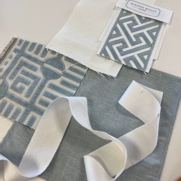 Primary Bedroom Sample Set - Labyrinth + Mitered Square