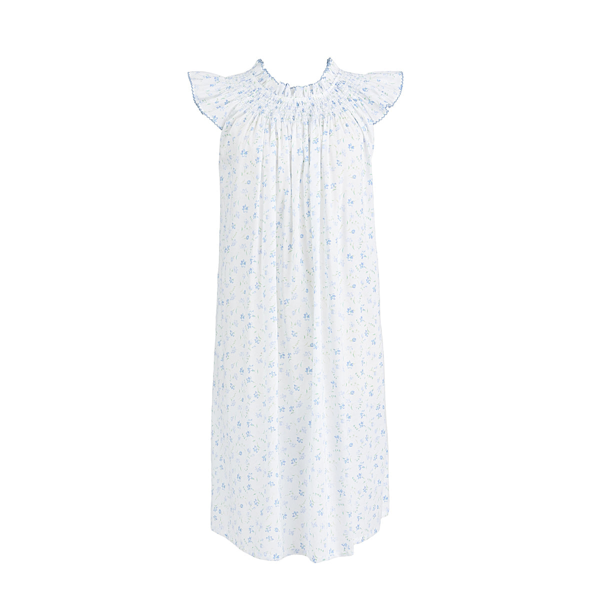 KATY BLUEBELL COTTON NIGHTGOWN – Wheaton Whaley Home