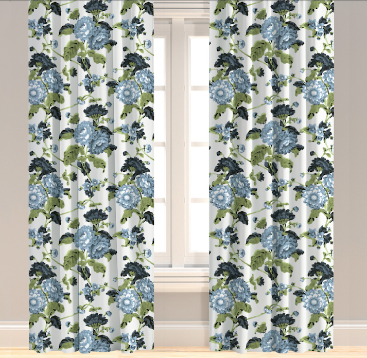 Britain in Rain Drapery Panel – Wheaton Whaley Home