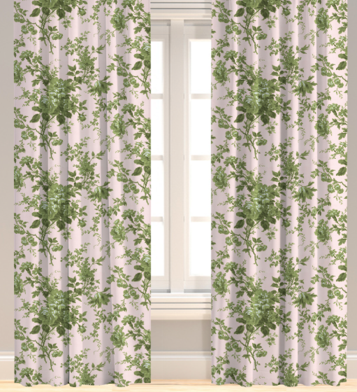 Keaton in Ballet & Eloise Drapery Panel – Wheaton Whaley Home