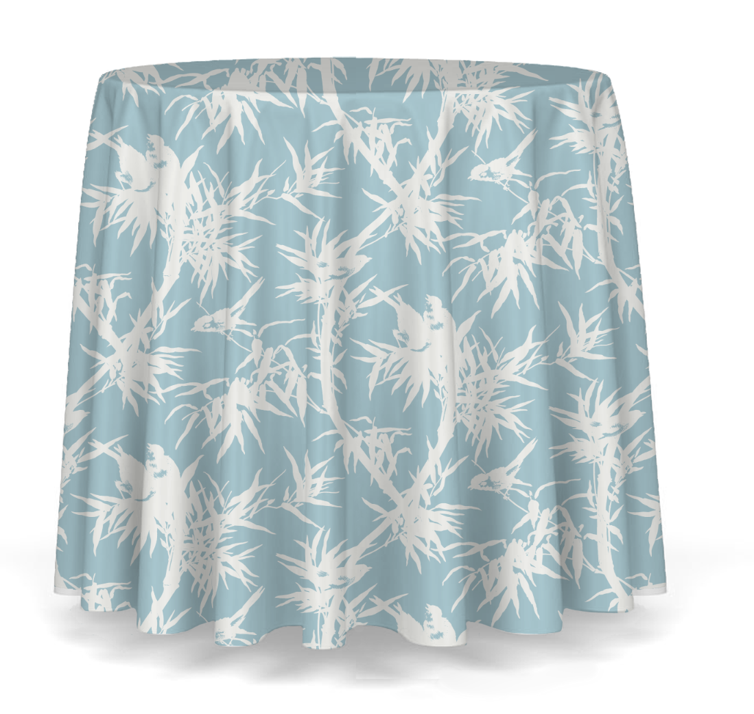 90" round table skirt - Louise in Sanctuary – Wheaton Whaley Home