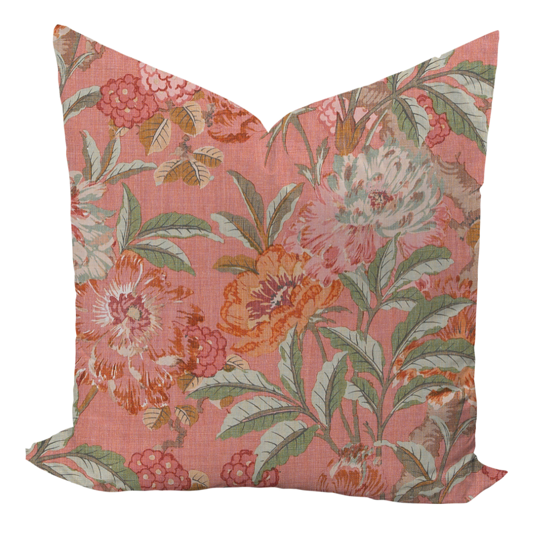 Summer Peony in Red Coral by GP&J Baker