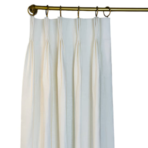 Riviera Solid Linen Weave Drapery Panel