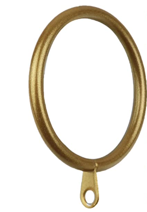 Acrylic Drapery Rod with Rings